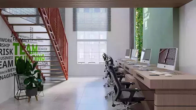 DUPLEX OFFICE B 3D model | CGTrader