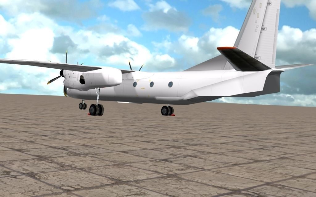 3D model Antonov An-132 VR / AR / low-poly | CGTrader
