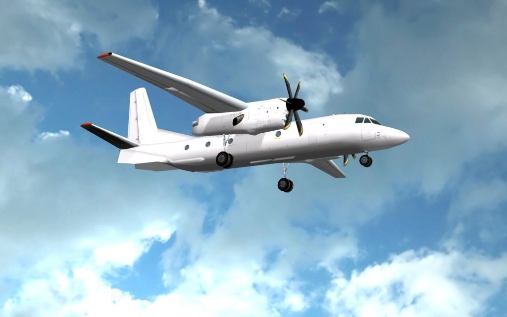 3D model Antonov An-132 VR / AR / low-poly | CGTrader
