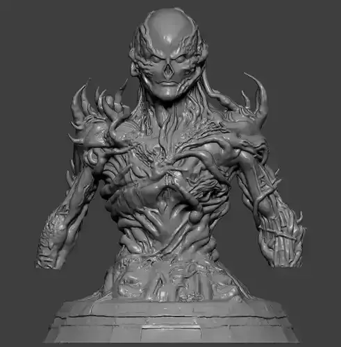VECNA MODEL FROM STRANGER THINGS 3D model 3D printable | CGTrader