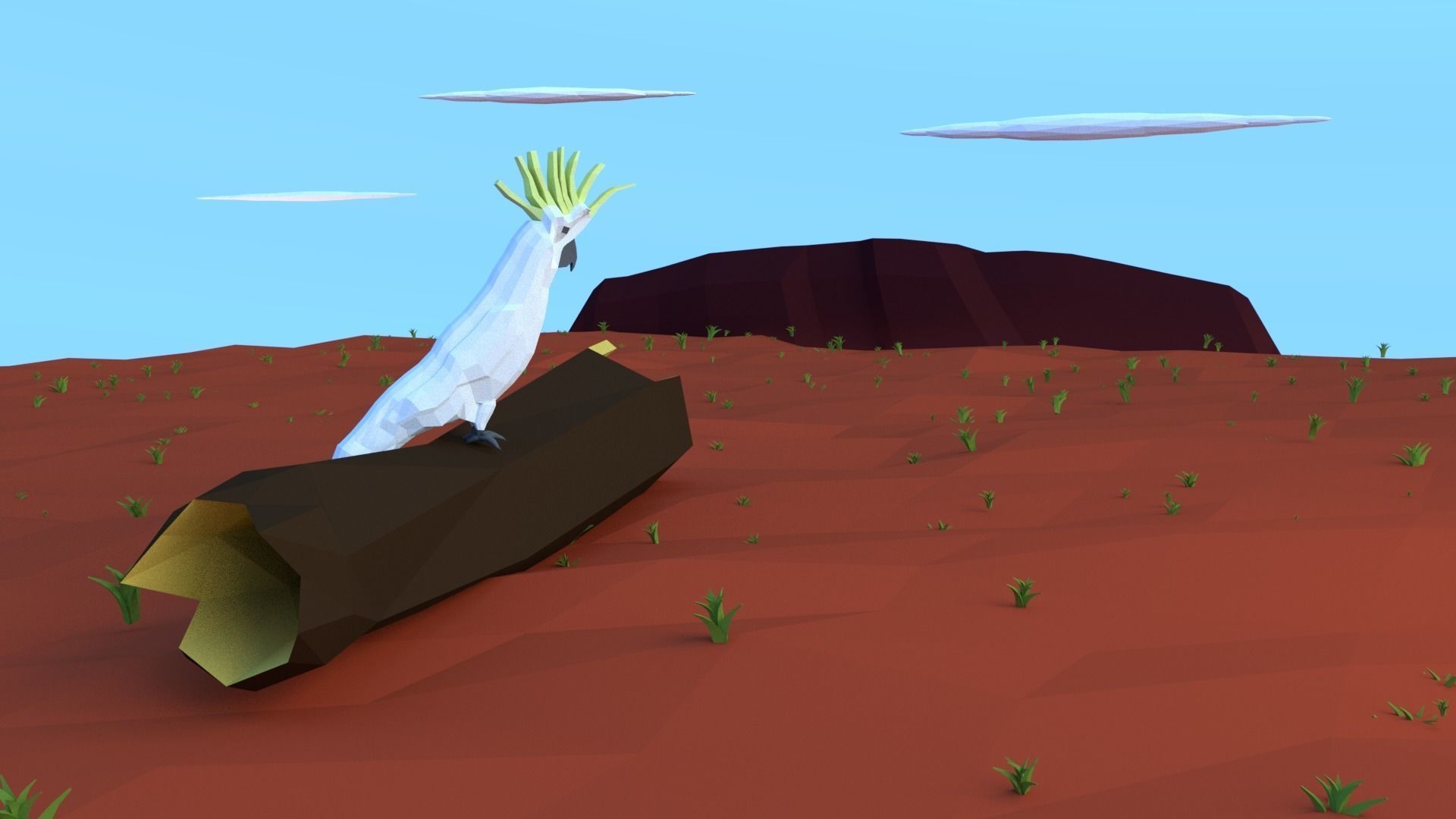 3D model AUSTRALIAN NATIVE ANIMALS VR / AR / low-poly | CGTrader