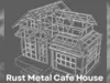 3D model Rust Metal Barn Style Cafe Applied Vernacular Modern VR / AR ...