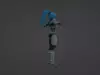 3D model Stylized Sci-Fi Anime Female Character Game-Ready 3D Model PBR ...