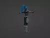 3D model Stylized Sci-Fi Anime Female Character Game-Ready 3D Model PBR ...