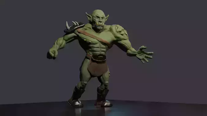 3D model High Quality Orc Character Fantasy 3D Model VR / AR / low-poly ...