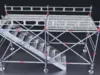 3D model Construction Scaffolding Structure with stair VR / AR / low ...