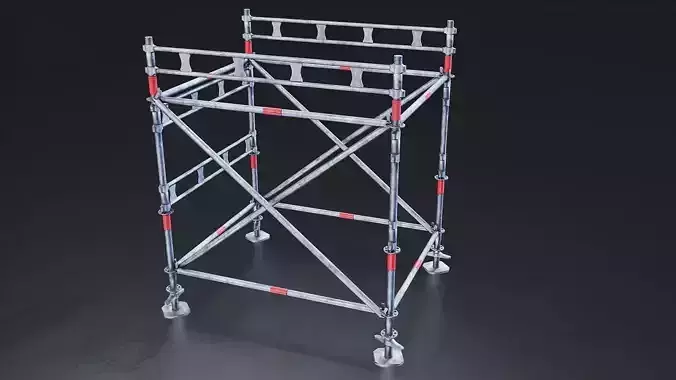3D model Construction Scaffolding Structure VR / AR / low-poly | CGTrader