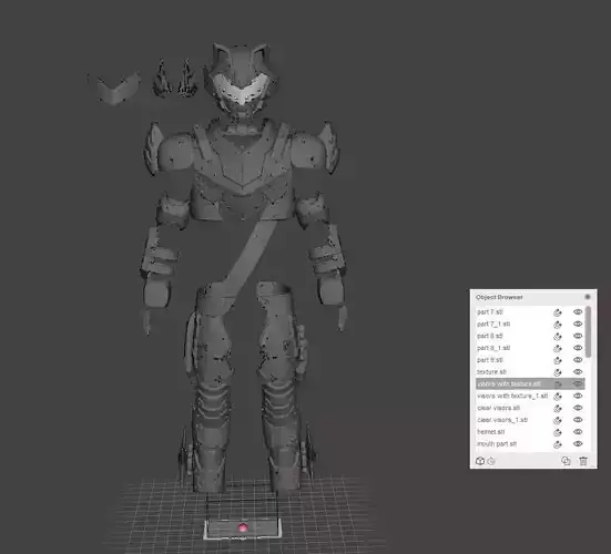 Tycoon Bujin Sword Black General cosplay wearable 3D model 3D printable ...