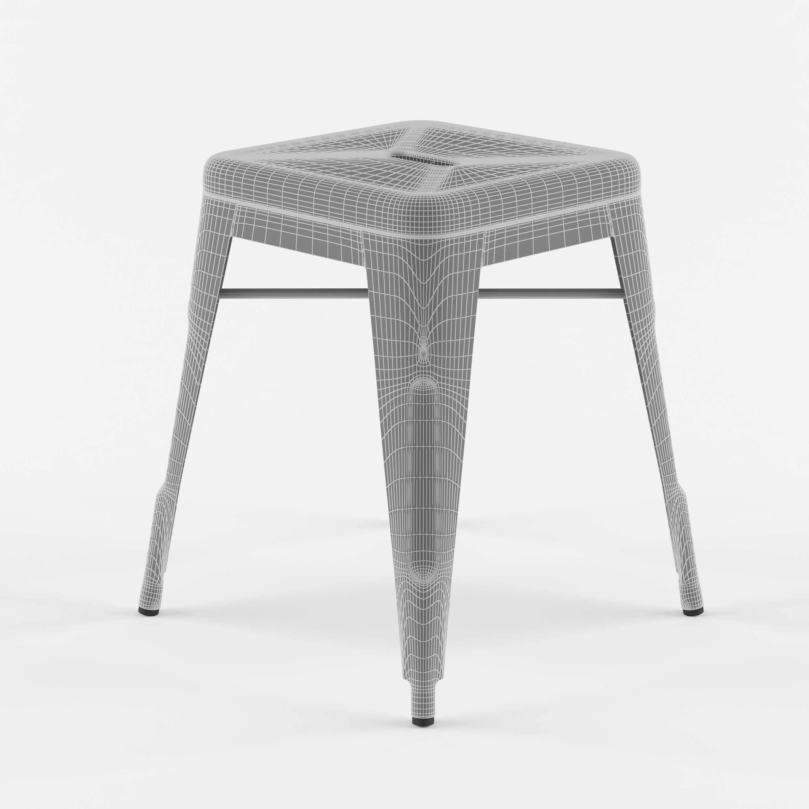 STOOL H45 TOLIX GROSS PAINTED BRIGHT 3D model | CGTrader