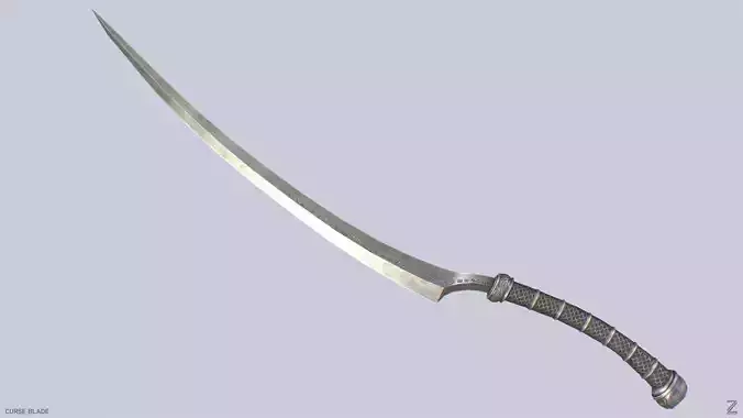 3D model Curse blade VR / AR / low-poly | CGTrader