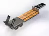 Lowbed Trailer 3 Axle Real Scale Manufacturing Ready 3D model | CGTrader