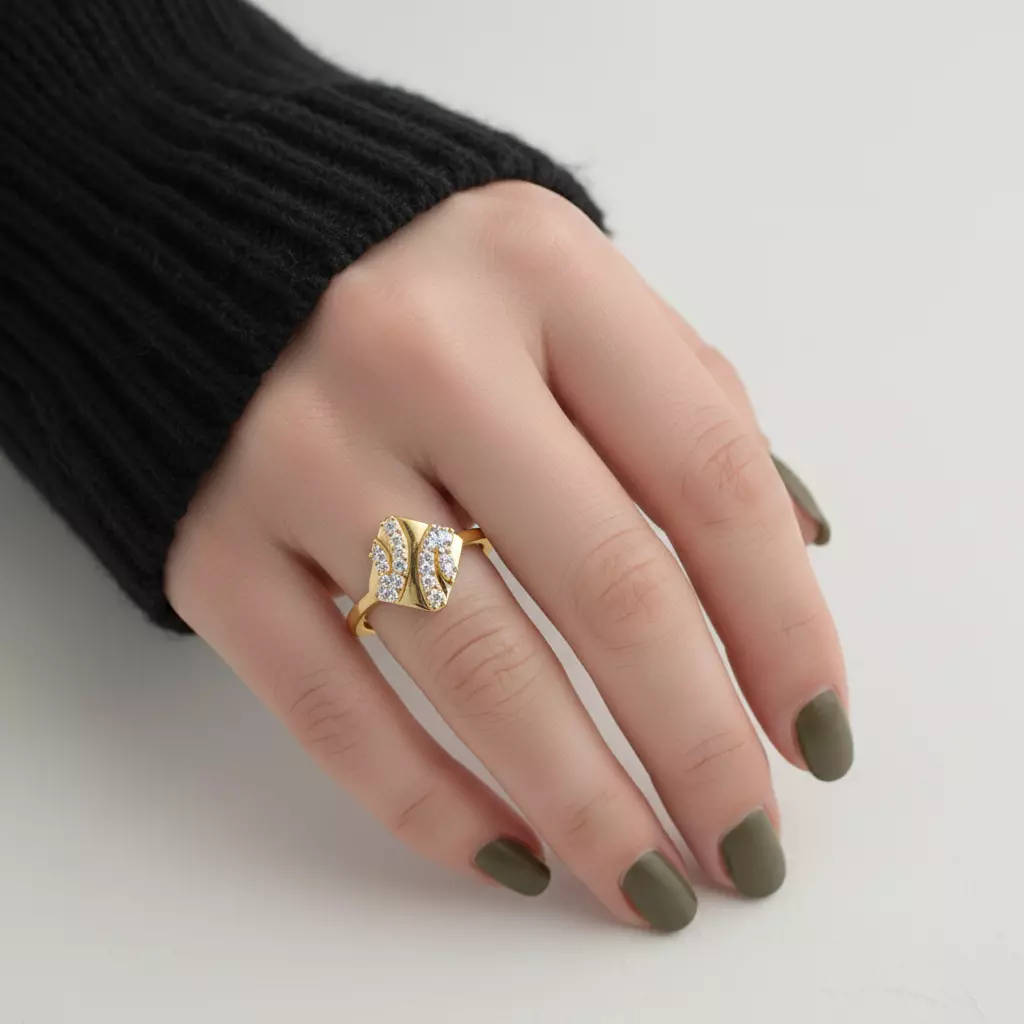 Modern rings 3D Model STL 3D Printable Jewelry 3D model 3D printable ...