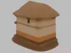 Stylized Traditional Mud House Game Ready 3D Model 3D model animated ...