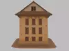 Stylized Rural European House High Detail Game Ready 3D Building 3D ...