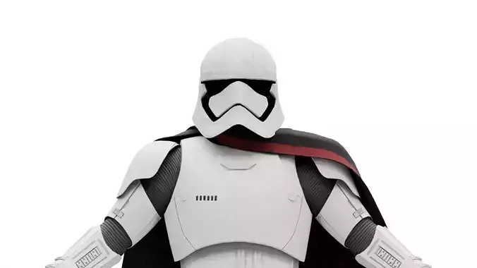 3D model Captain Phasma - Star Wars VR / AR / low-poly | CGTrader