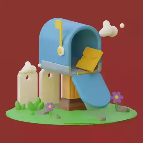 3D model Mailbox VR / AR / low-poly | CGTrader