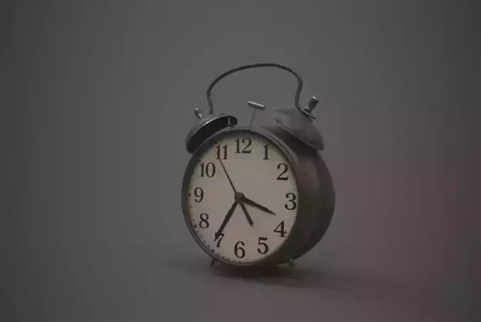 Vintage Alarm Clock 3D model | CGTrader