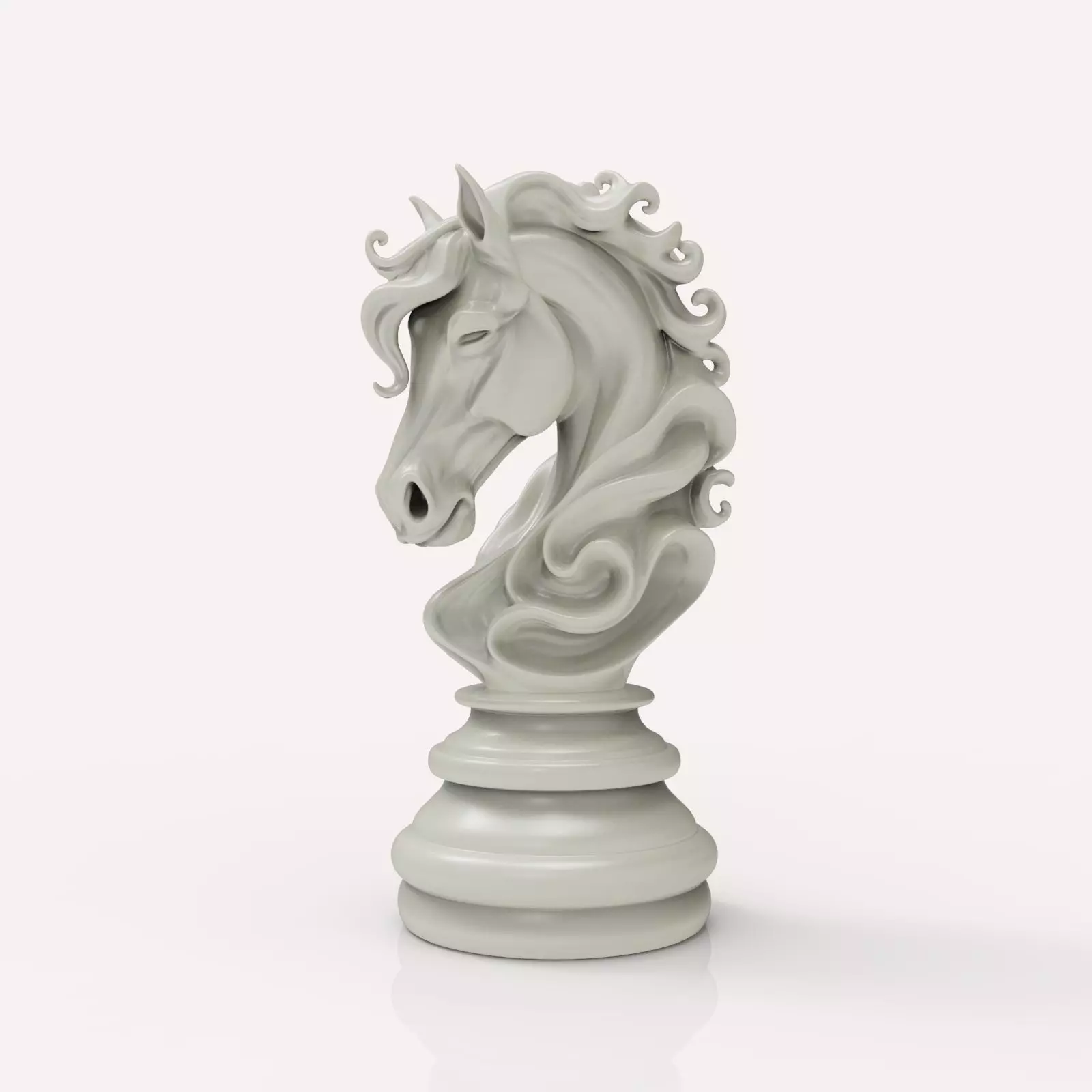 Knight chess 3D model 3D printable | CGTrader