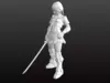 Chibi Anime Cyborg Girl STL Futuristic Cute 3D model 3D printable ...