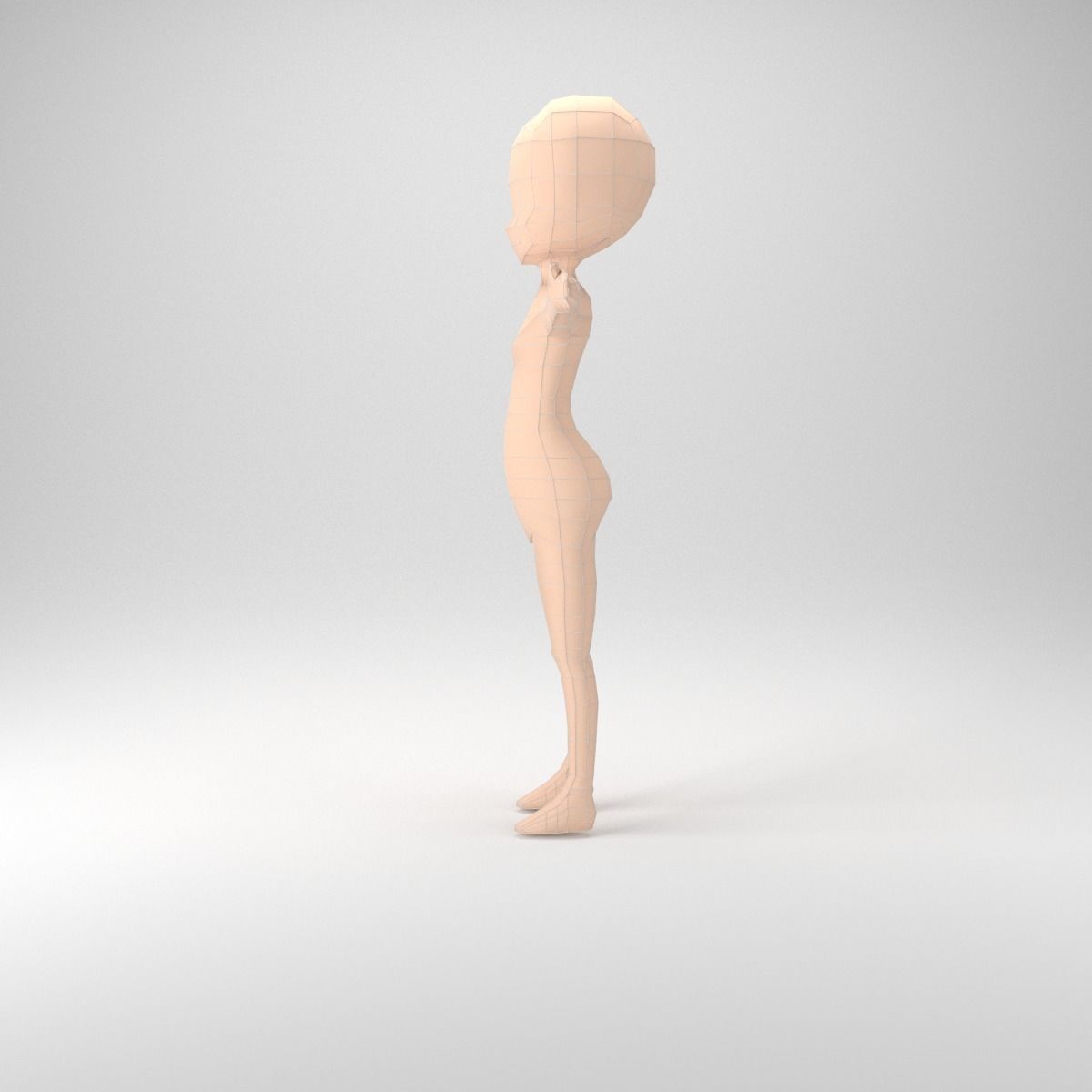 3D model Chibi base mesh VR / AR / low-poly | CGTrader