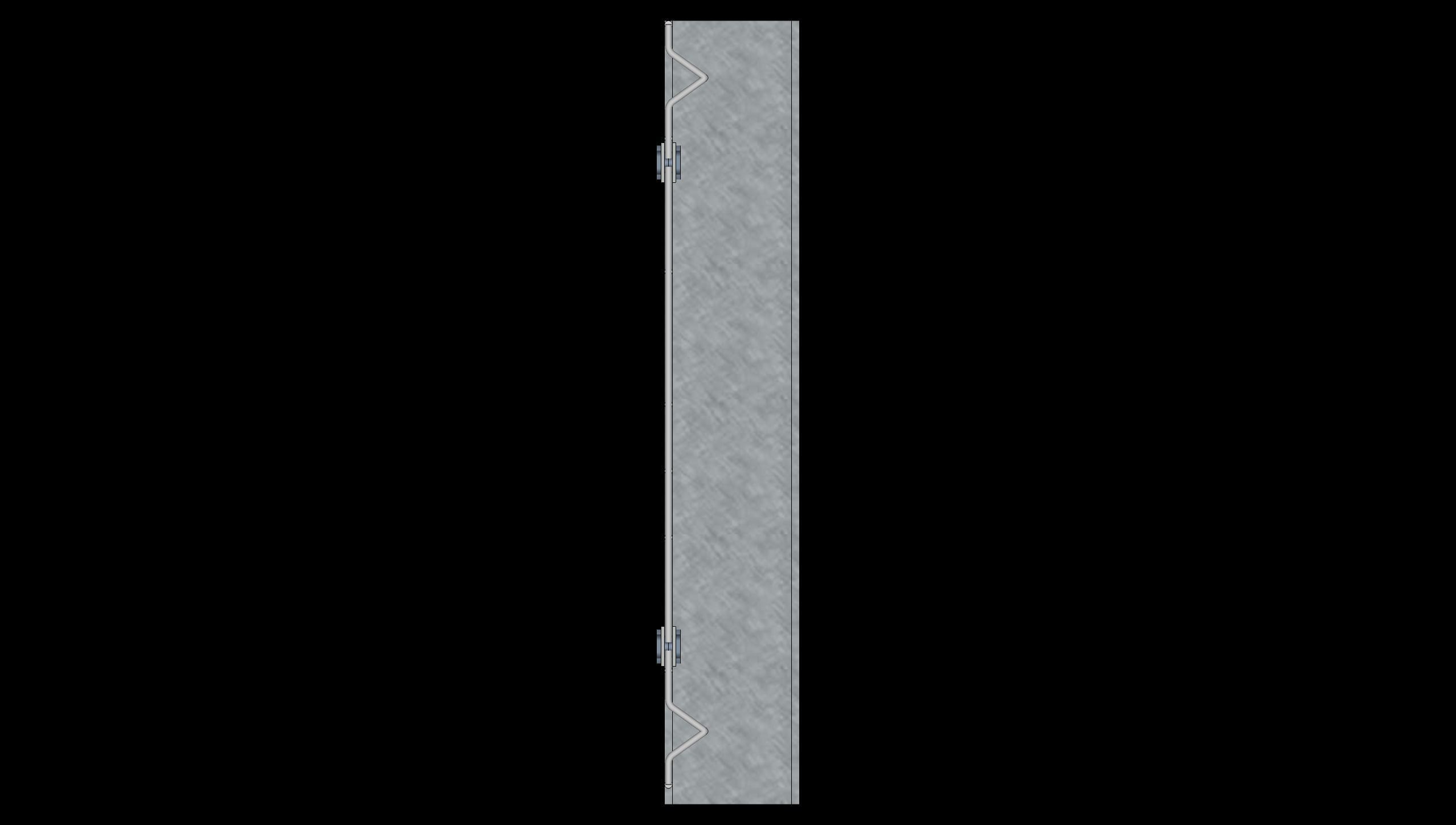 Metal Pedestrian Edge Restraint Barrier 3D model | CGTrader