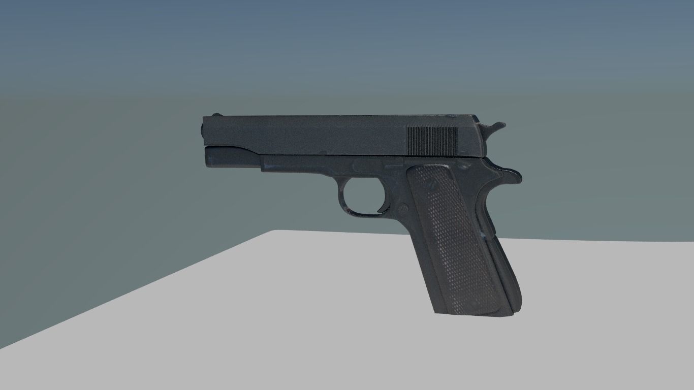 3D model Realistic Handgun pistol VR / AR / low-poly | CGTrader