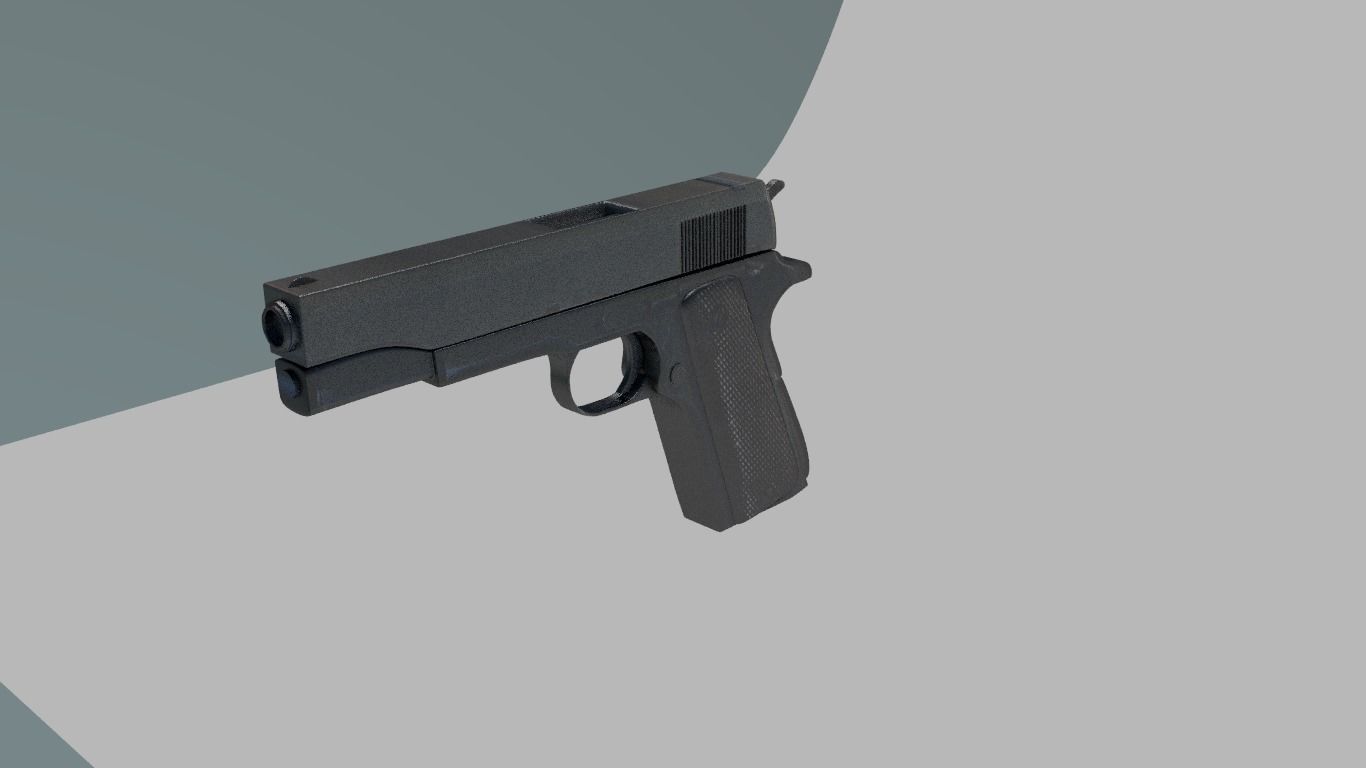 3D model Realistic Handgun pistol VR / AR / low-poly | CGTrader