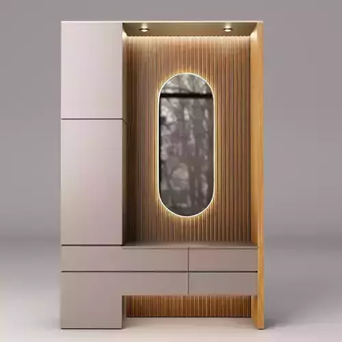 3D model Modern Dressing Table PBR 3D Model VR / AR / low-poly | CGTrader