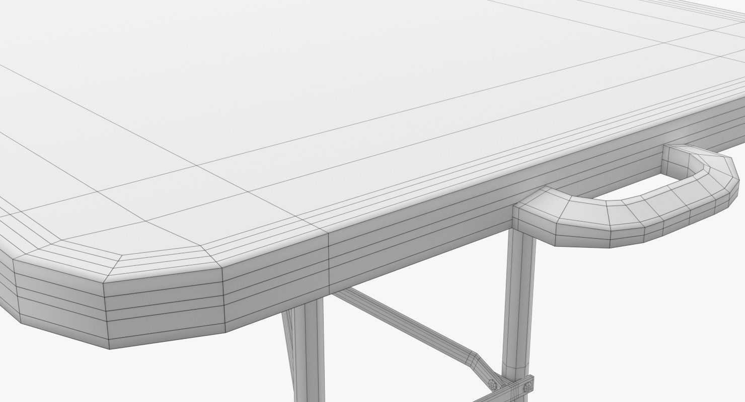 Folding Table 3D model | CGTrader