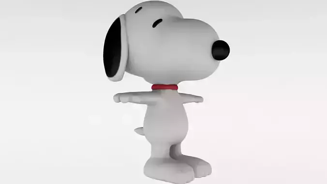 3D model Snoopy VR / AR / low-poly rigged | CGTrader