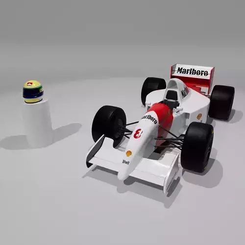 3D model McLaren Senna F1 93 modelagem 3D VR / AR / low-poly | CGTrader
