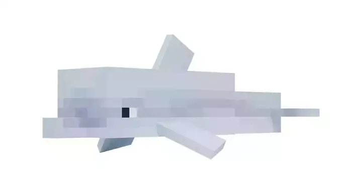 3D model Dolphin - Minecraft VR / AR / low-poly | CGTrader