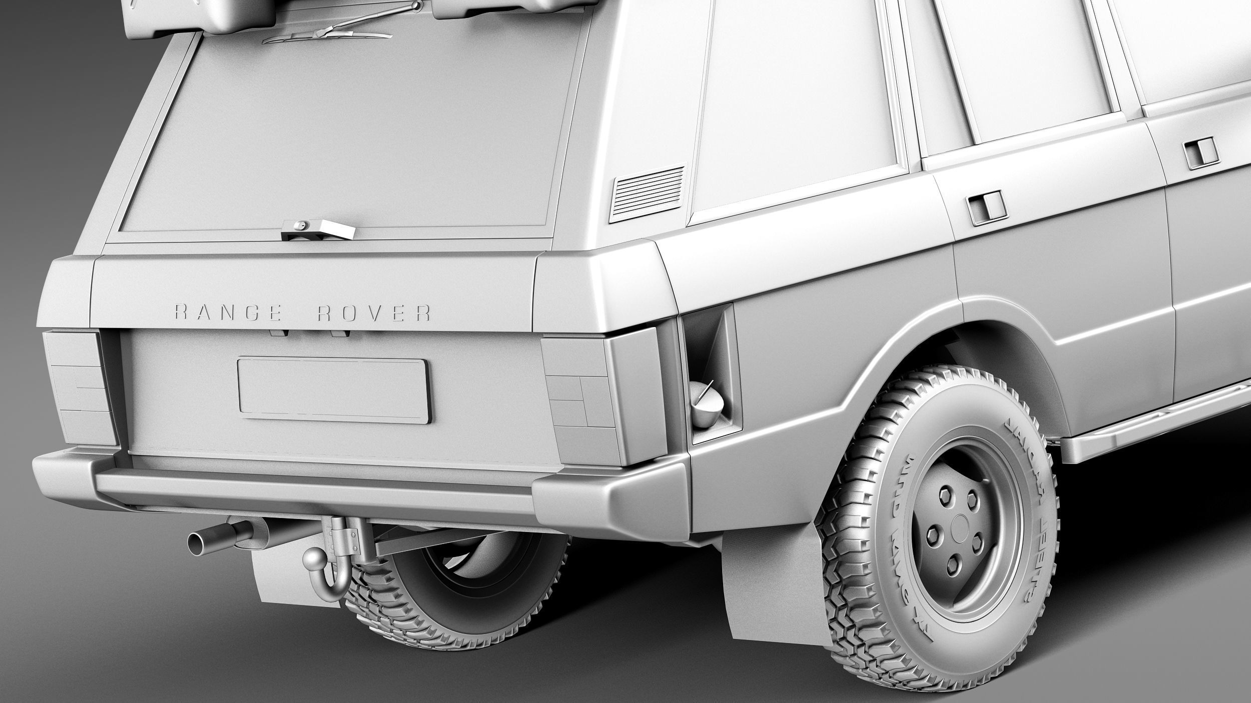 Range Rover Camel Trophy 1981-1993 3D model | CGTrader