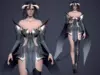 3D Model Pack Medieval Fantasy Female Modular Characters Bundle VR / AR ...
