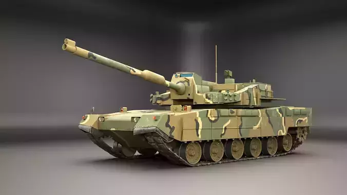 3D model Korean K2 Black Panther Main Battle Tank VR / AR / low-poly ...