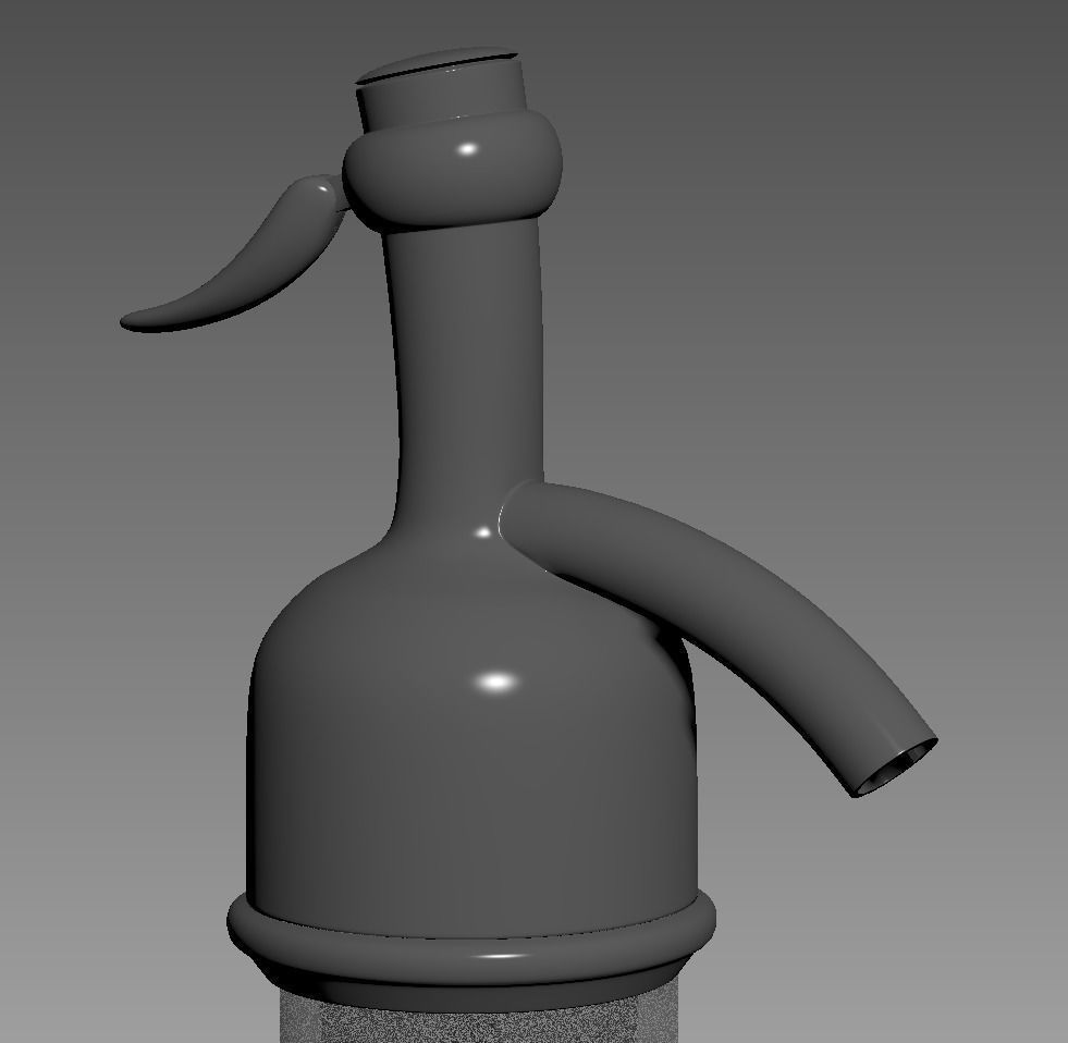Vintage Soda Syphon 3D model | CGTrader