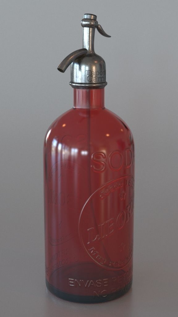 Vintage Soda Syphon 3D model | CGTrader