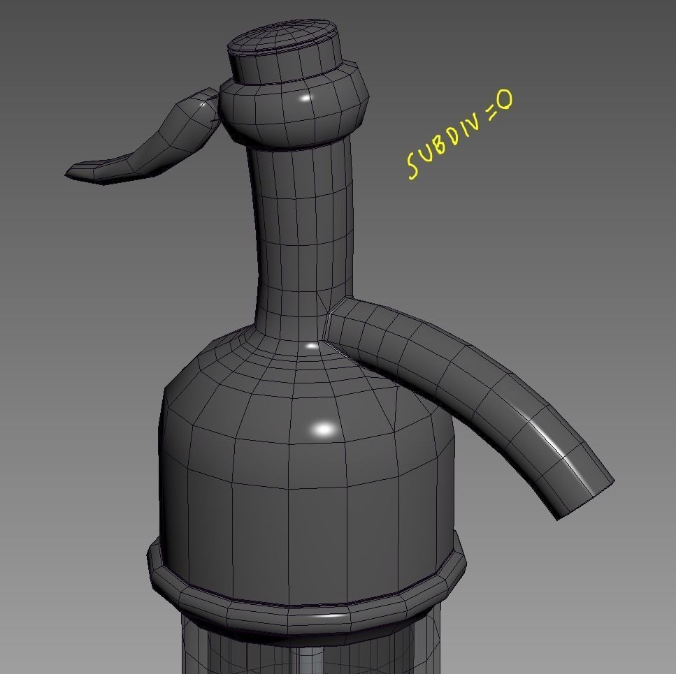 Vintage Soda Syphon 3D model | CGTrader
