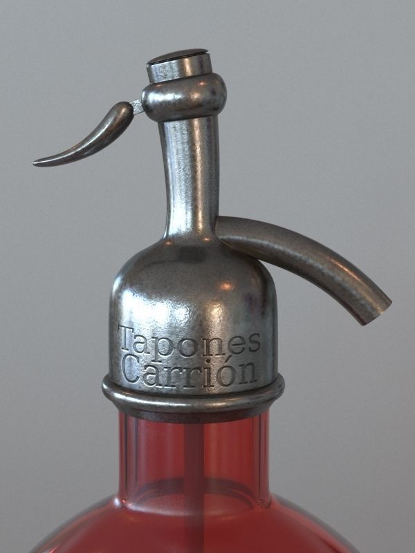 Vintage Soda Syphon 3D model | CGTrader