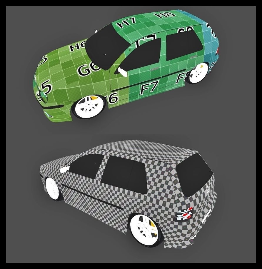 3D model Volkswagen VW MK Golf 4 R32 BlackEdition CustomTuning VR / AR ...