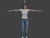 Rigging Woman 3d model 3D model rigged | CGTrader