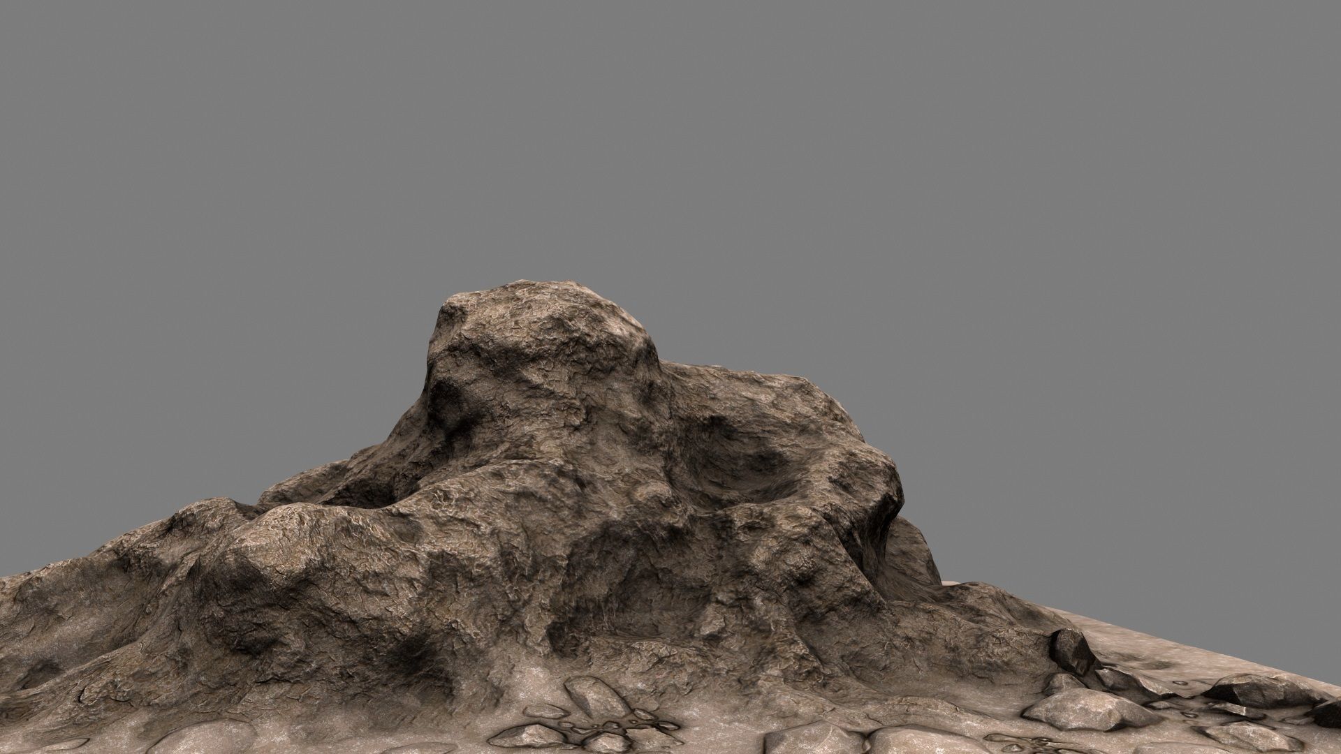 3D model Rocks piece of paper with VR / AR / low-poly | CGTrader