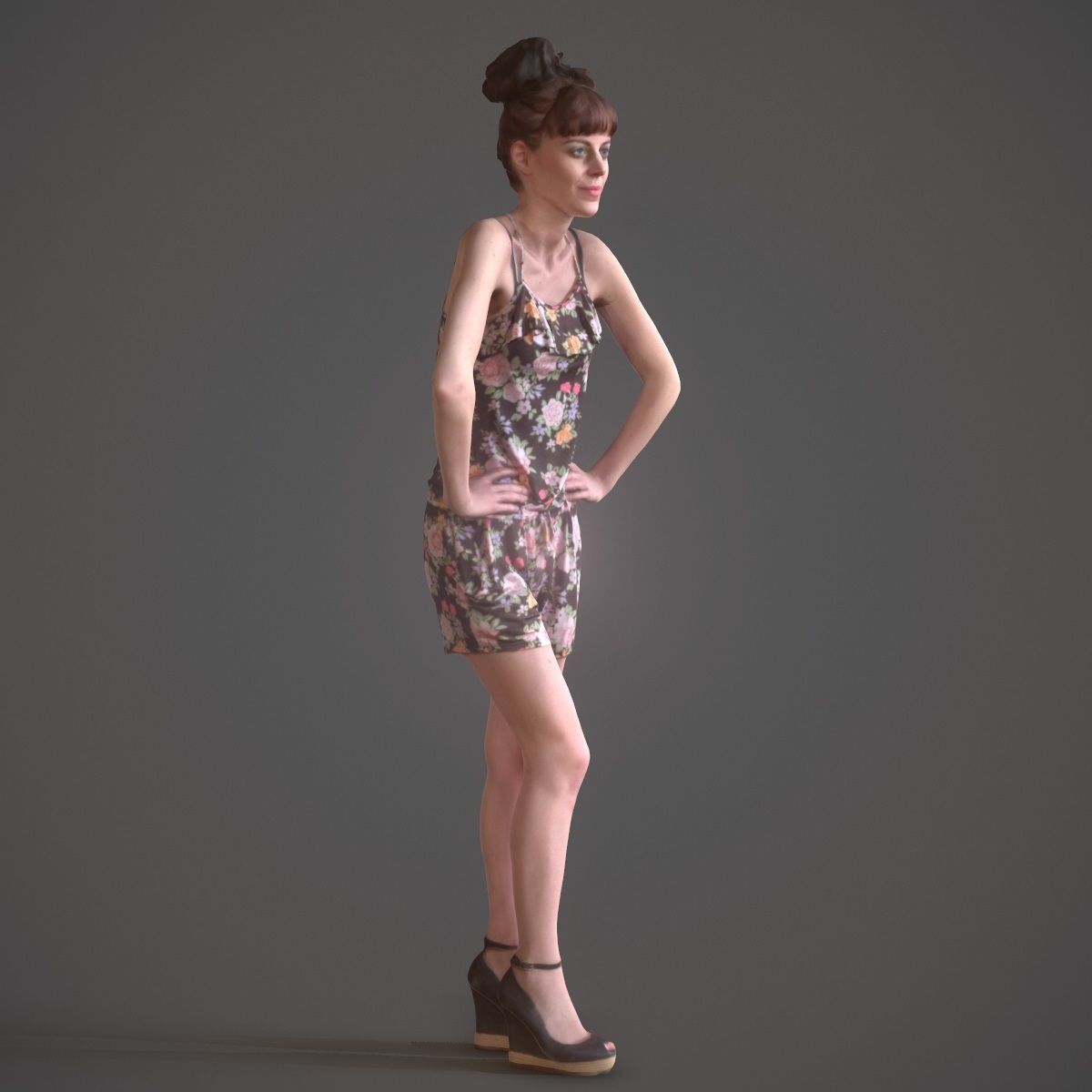 3D model 9 Fashion Girls Collection VR / AR / low-poly | CGTrader