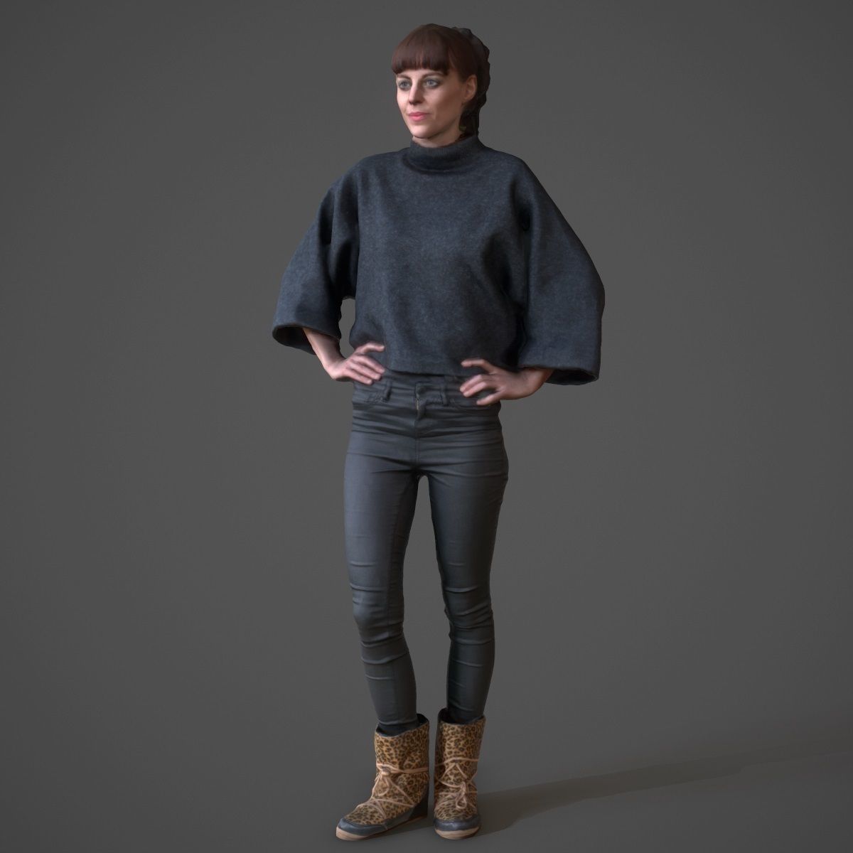 3D model 9 Fashion Girls Collection VR / AR / low-poly | CGTrader