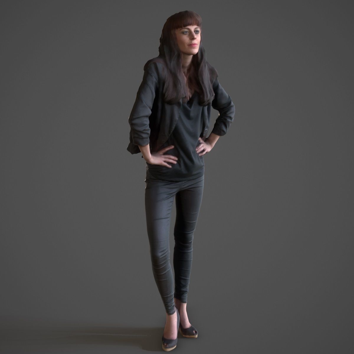 3D model 9 Fashion Girls Collection VR / AR / low-poly | CGTrader