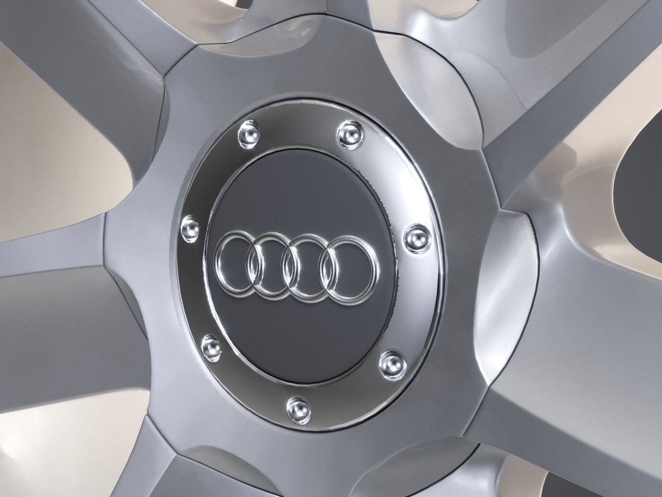 Audi TT Alloy Wheel PBR 3D model | CGTrader