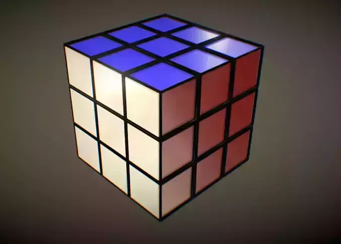 3D model The Rubix Cube VR / AR / low-poly | CGTrader