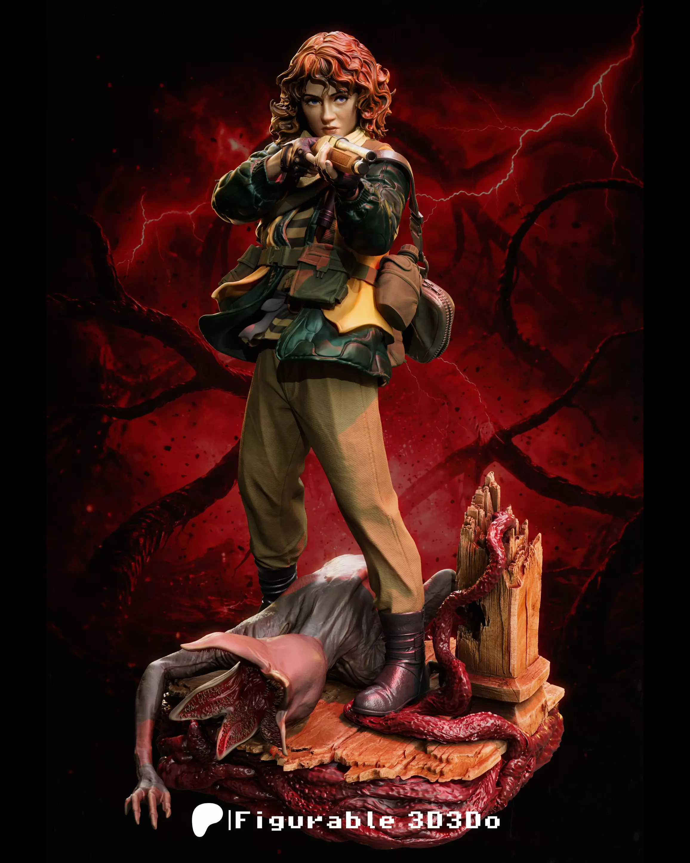 Nancy Wheeler - Stranger Things printable 3D model 3D printable | CGTrader