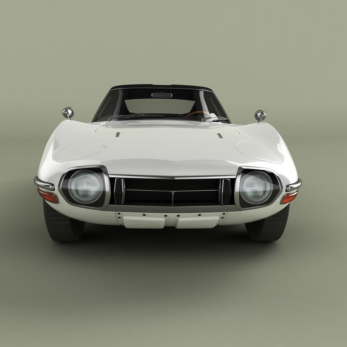 Toyota 2000GT Targa 3D model | CGTrader