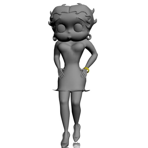 3D model Betty Boop Rigged VR / AR / low-poly rigged | CGTrader